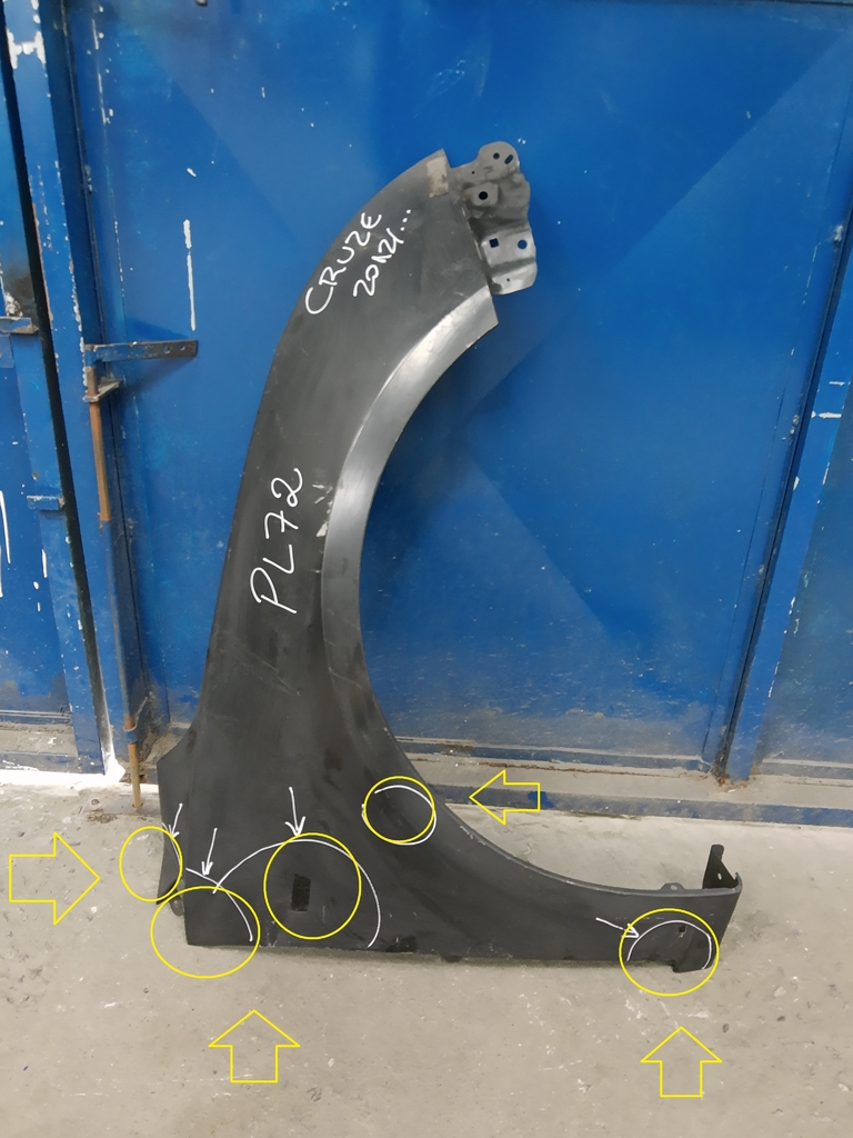 Paralama Cruze 2012 2013 2014 2015 2016 Direito Original