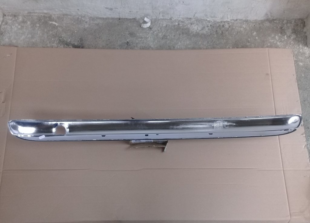 Friso Aplique Parachoque Traseiro Fiat 500 2009 2010 2011 2012 2013 ...