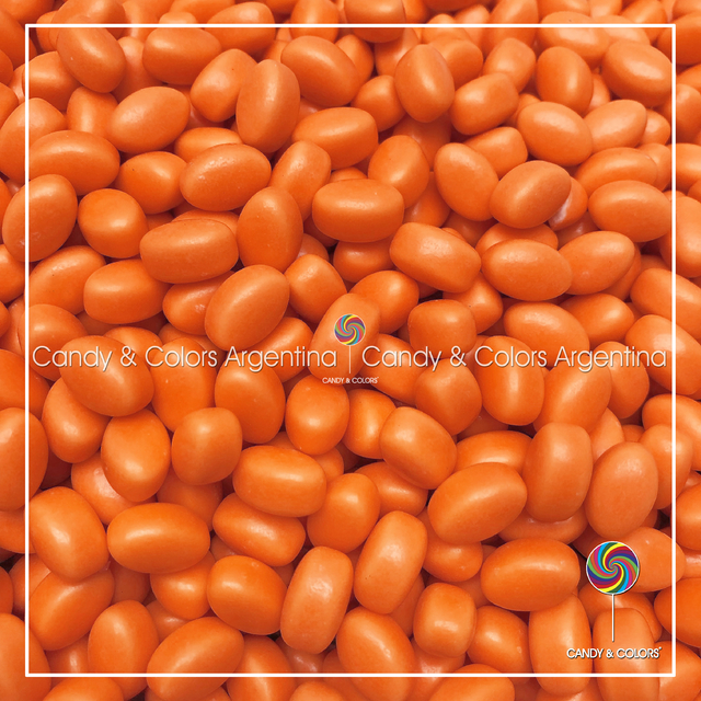 Pastillas frutales gotitas confitadas - naranja - 500 grms