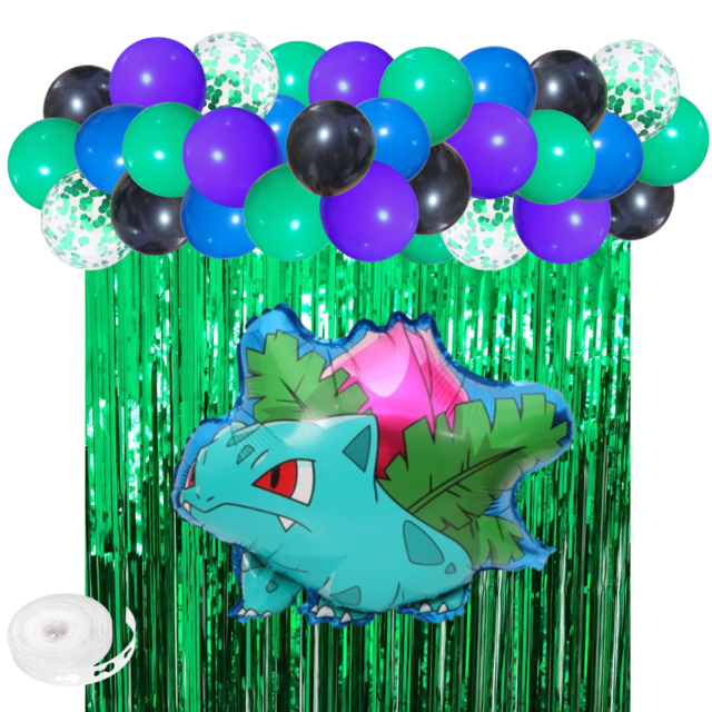 Kit Combo Pokemon Ivysaur Deco Cumpleaños