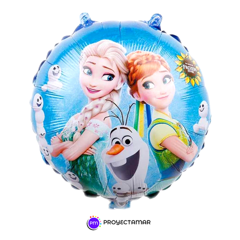 Globo Frozen Circulo Olaf 18" - Comprar en PROYECTAMAR