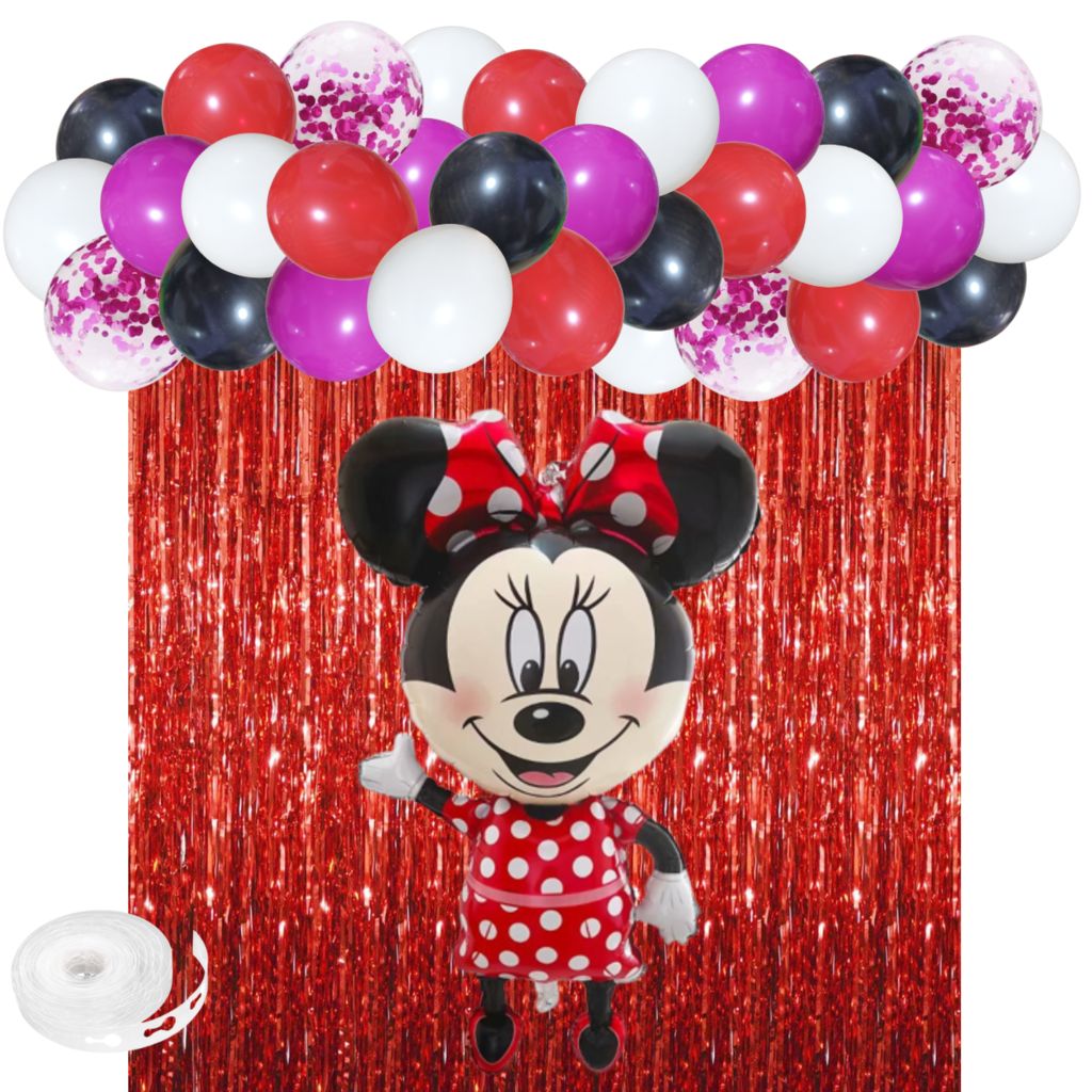 Kit Combo Minnie Mouse Deco Cumpleaños - PROYECTAMAR