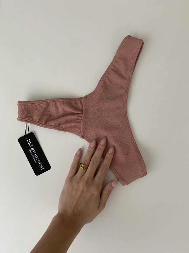 Bombacha ENCANTO Rosa Texturado - BKL Swimwear