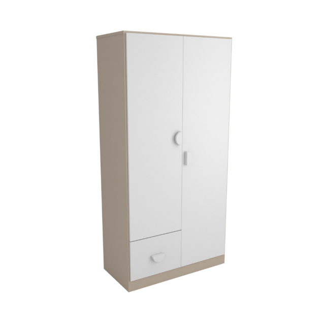 ROPERO PLACARD CON CAJON Y PUERTAS 90X180 CM