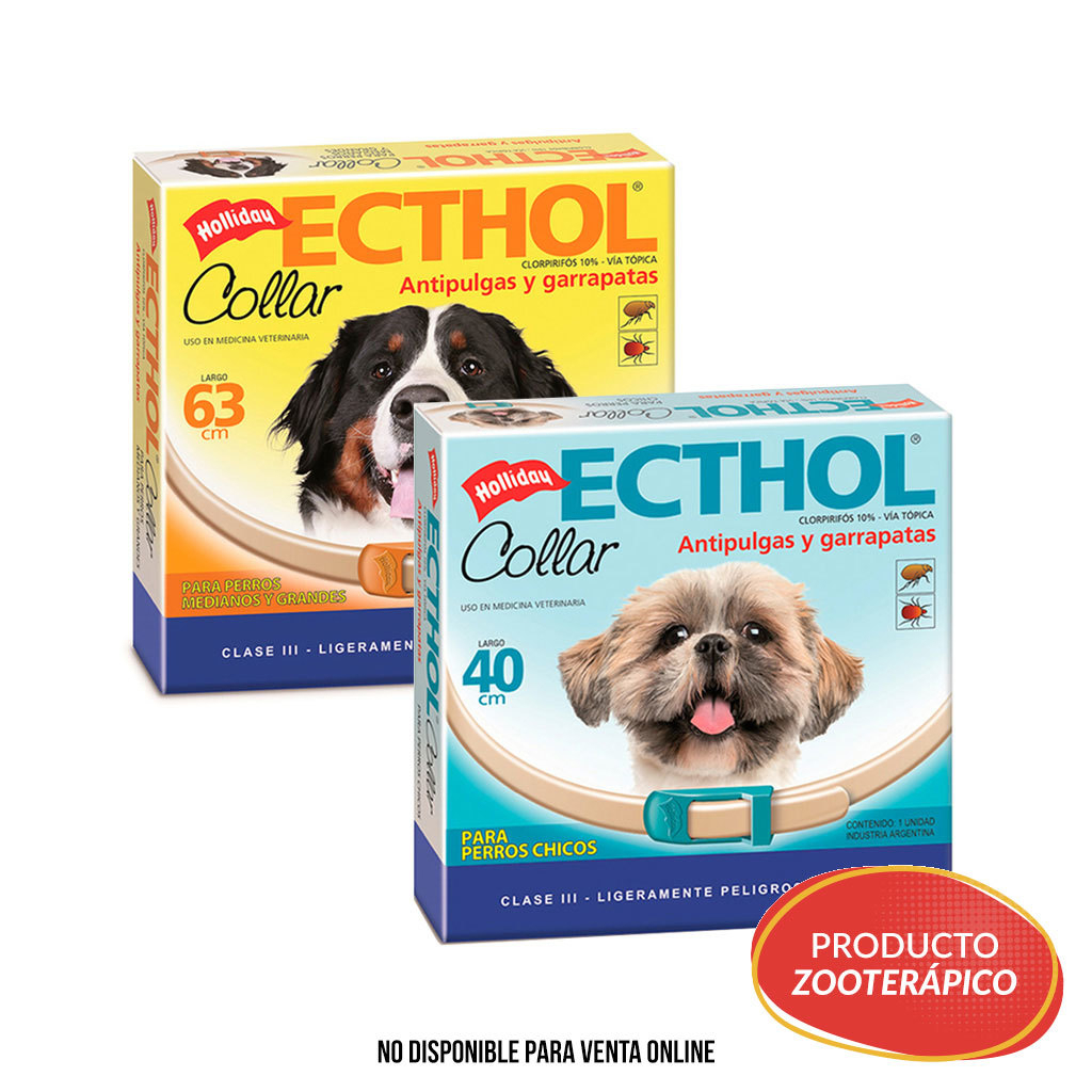 ECTHOL COLLAR ANTIPULGAS Y GARRAPATAS