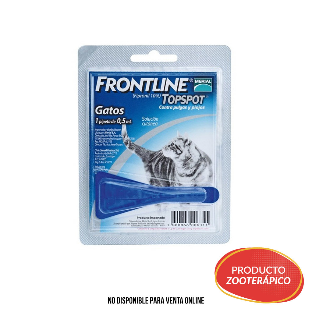 PIPETA FRONTLINE SPOT-ON GATO - Timoteo Pet Shop