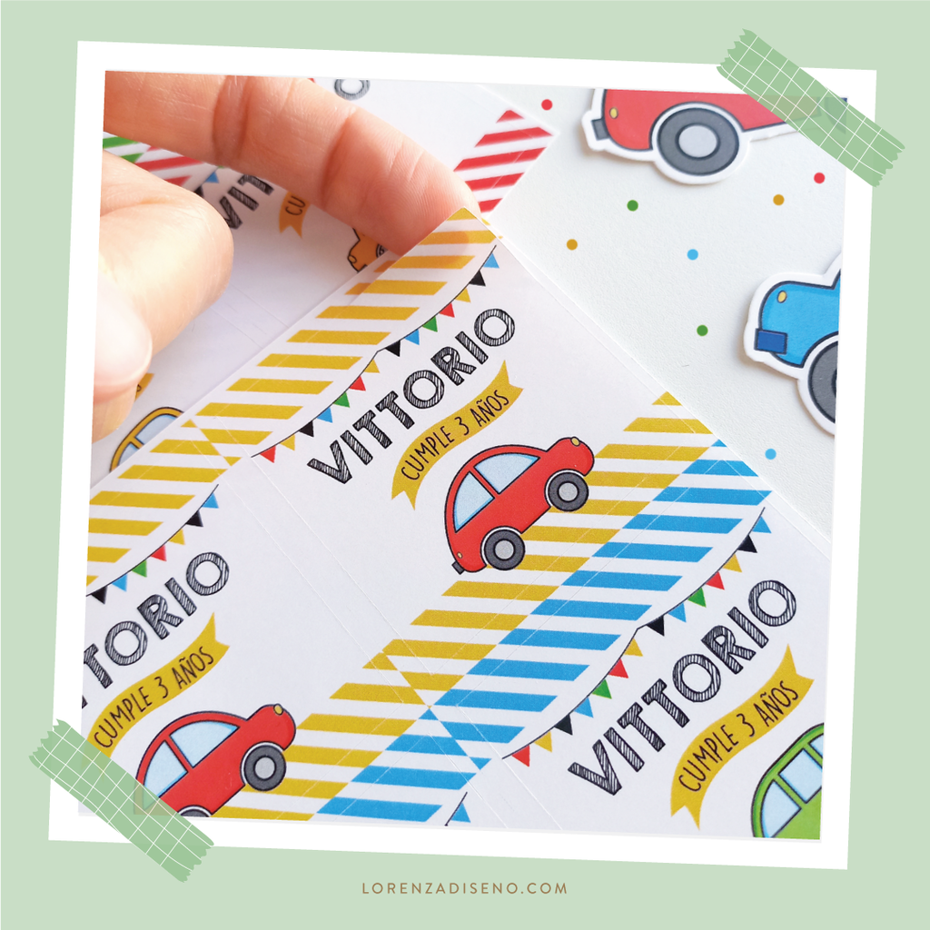 KIT IMPRIMIBLE - AUTITOS - Comprar en Lorenza Diseño