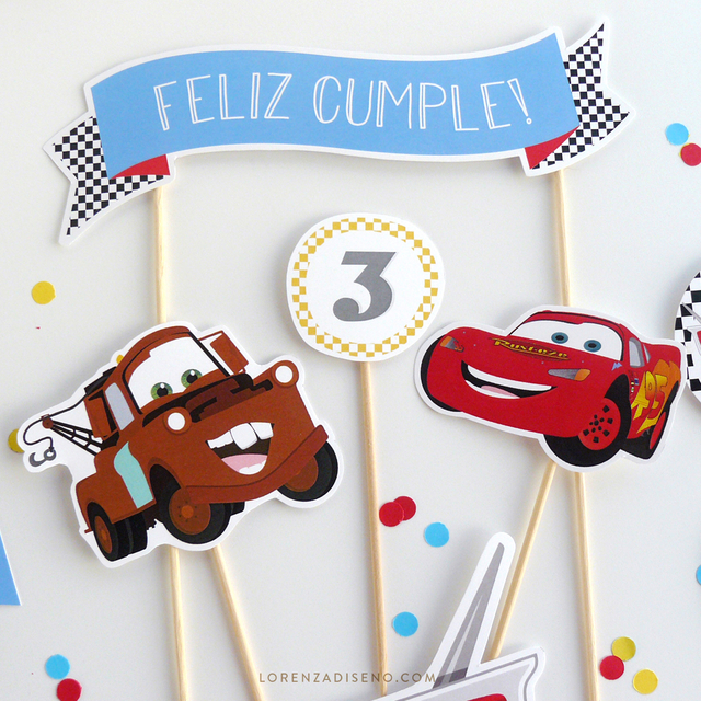 KIT IMPRIMIBLE - CARS - Comprar en Lorenza Diseño