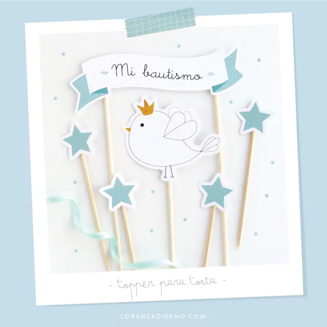 Topper deco torta / deco cumple