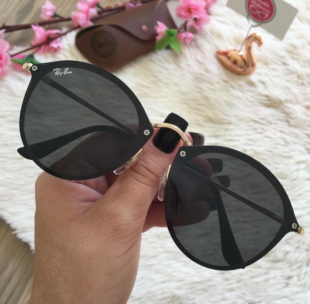 Oculos de Sol Ray-Ban Round Blaze - M&M Acessorios