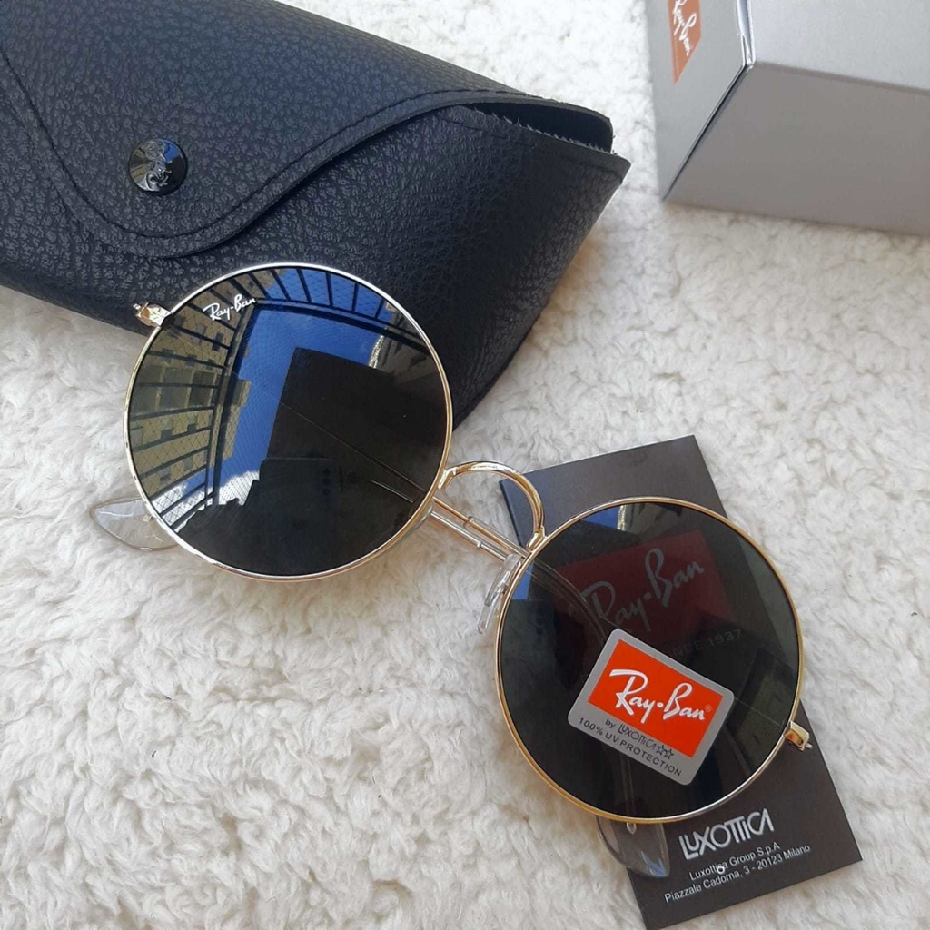 Oculos de Sol Ray-Ban RB3592 Round Ja-Jo de Cristal