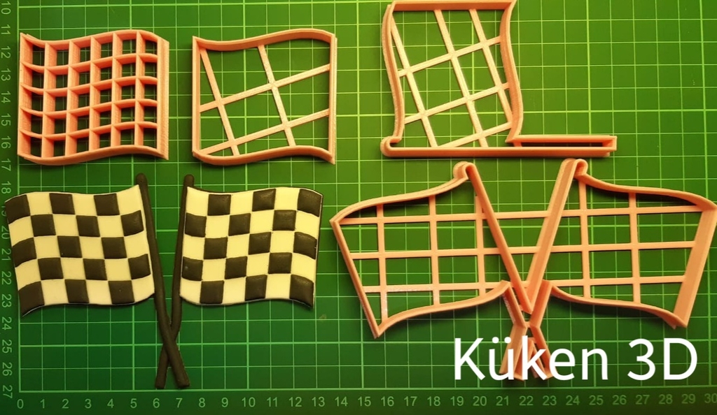 Cortante bandera carreras cruzadas 15cm hot wheels Collage cars auto