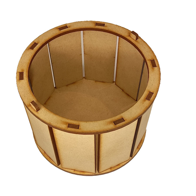 Caja Circular Con Frase Te Amo Mama Fibrofacilmania