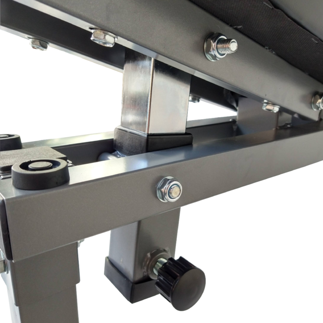 Banco multiangular regulable