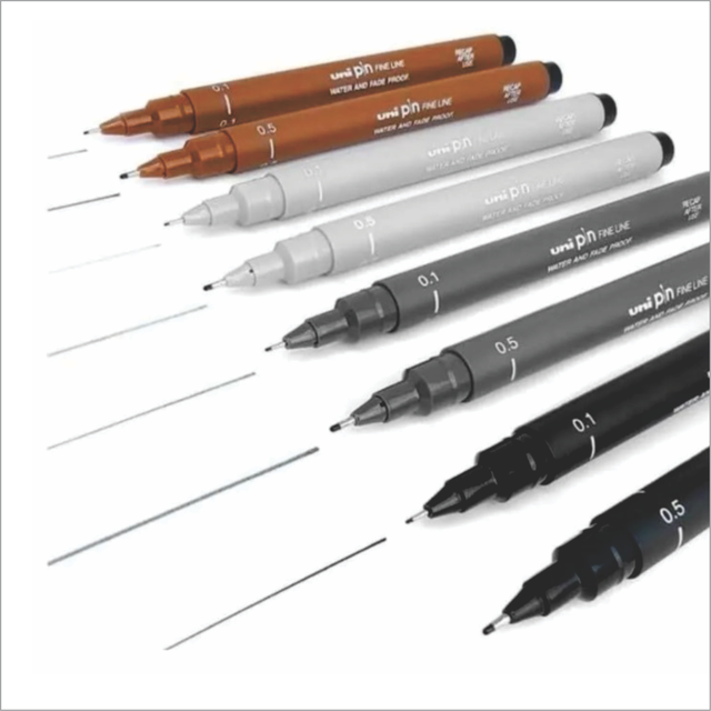 Uni Pin Microfibras Tinta Pigmentada x unidad - Woopy