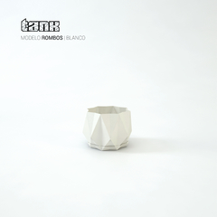 Maceta Rombos | Tamaño M - TANK Fábrica de Diseño