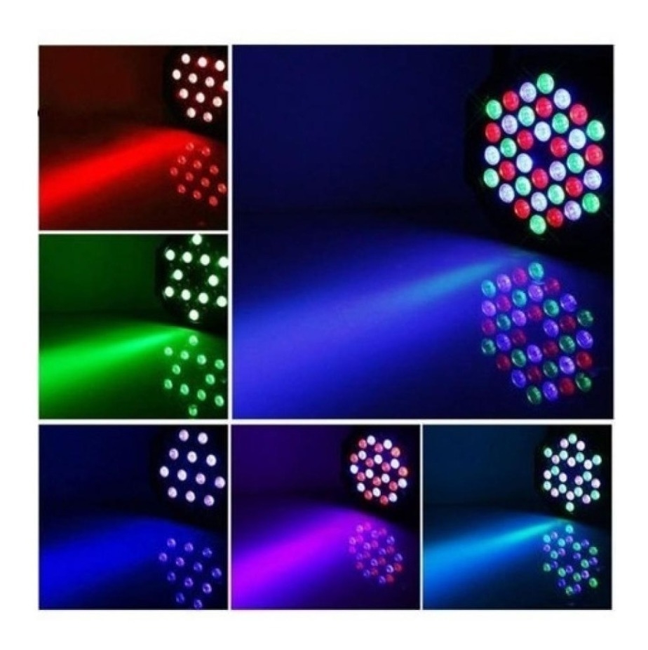Proton 36 Led Alta Luminosidad Rgb Audioritmico Dmx Eventos