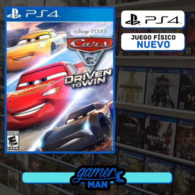 Cars 3 Drive To Win PS4 Físico NUEVO - Gamer Man