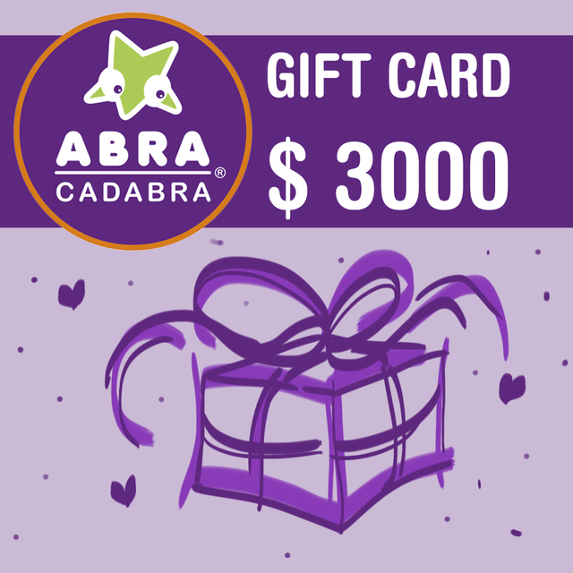 Comprar Gift Card en Abracadabra Juguetes