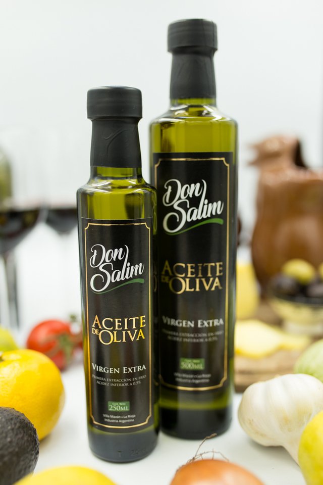 Botella Aceite de Oliva Virgen Extra x 250 ml. VIDRIO