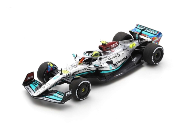 Mercedes-Benz AMG W13 F1 - L. Hamilton - GP Miami 2022 - 1/43 Spark