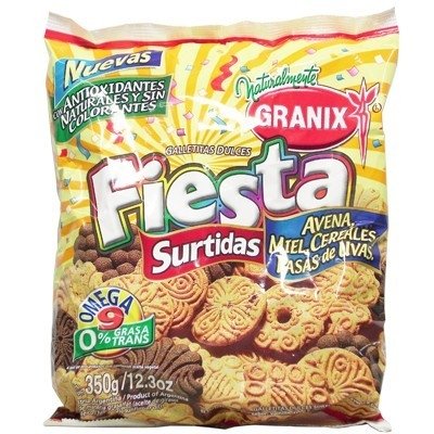 GALLETITAS FIESTA SURTIDA X350G