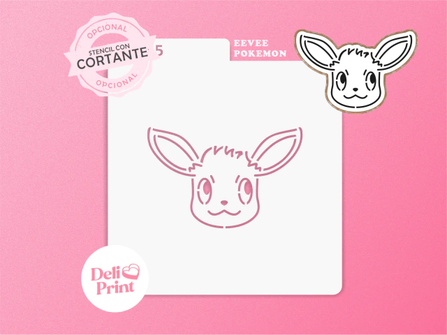 Stencil Eevee PYO D485