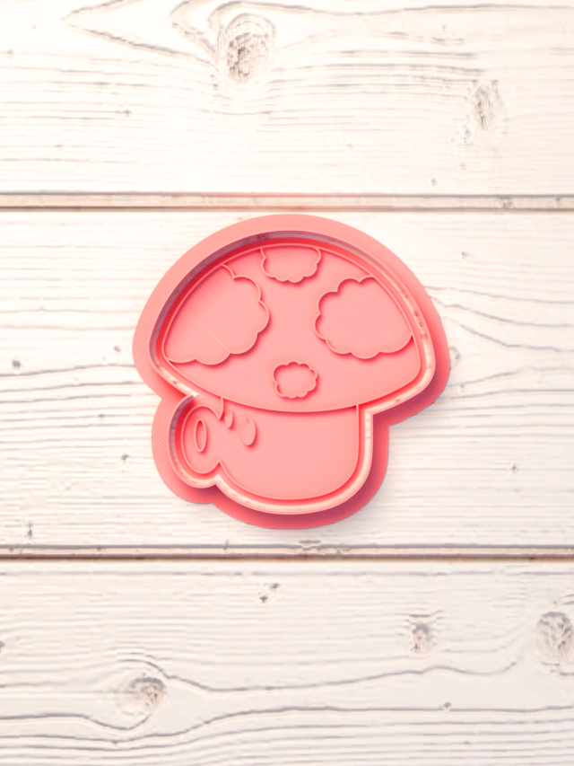 Hongo PVZ - DeliPrint - Cortantes y Stencils
