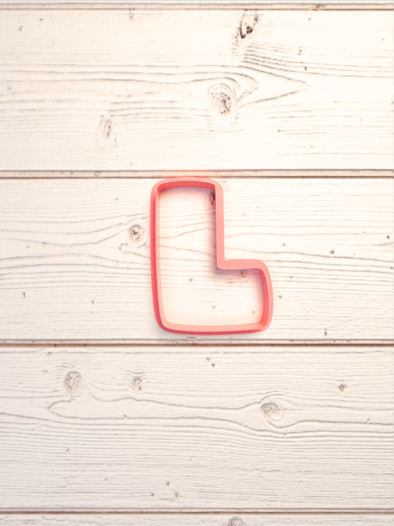 Letra L Clásica D2 Mayúscula