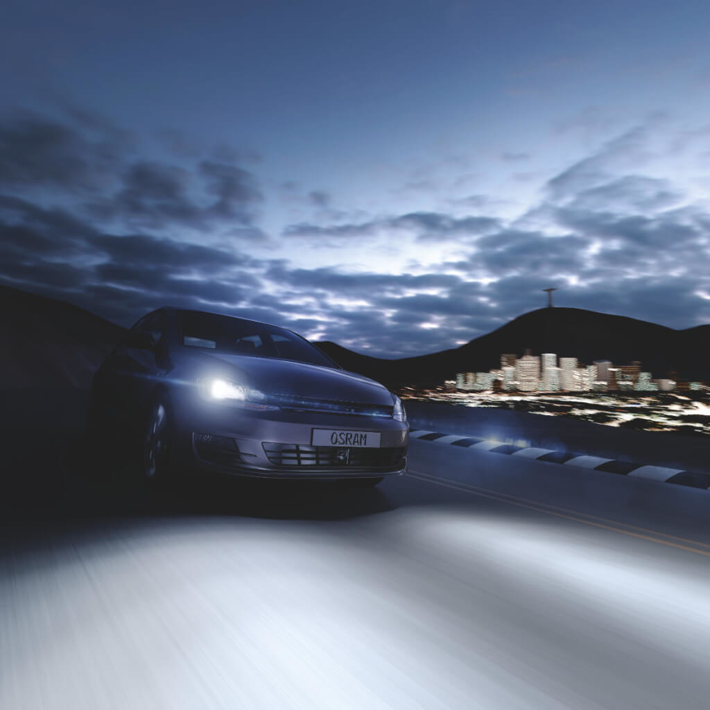 Lâmpada LED H4 Osram LED Cool Blue Intense - Osram