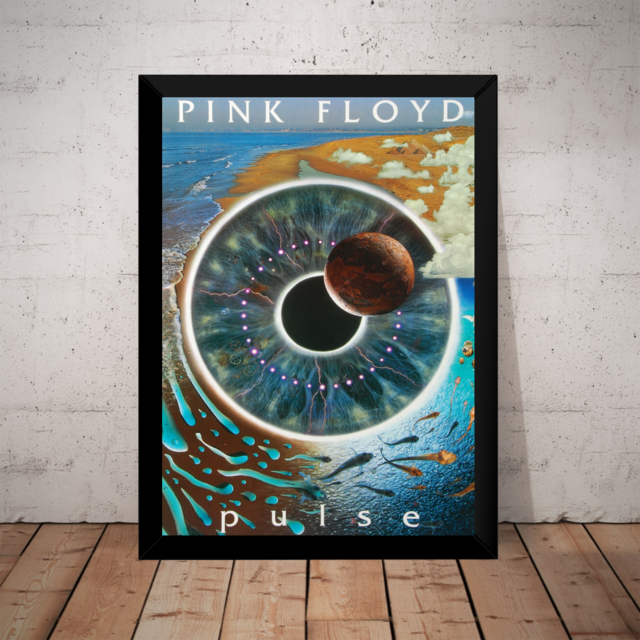 Quadro Banda Pink Floyd Pulse Rock Classico - Fanarte