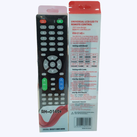 CONTROL UNIVERSAL P/SMART TV RM-014S - TECNOPLAY