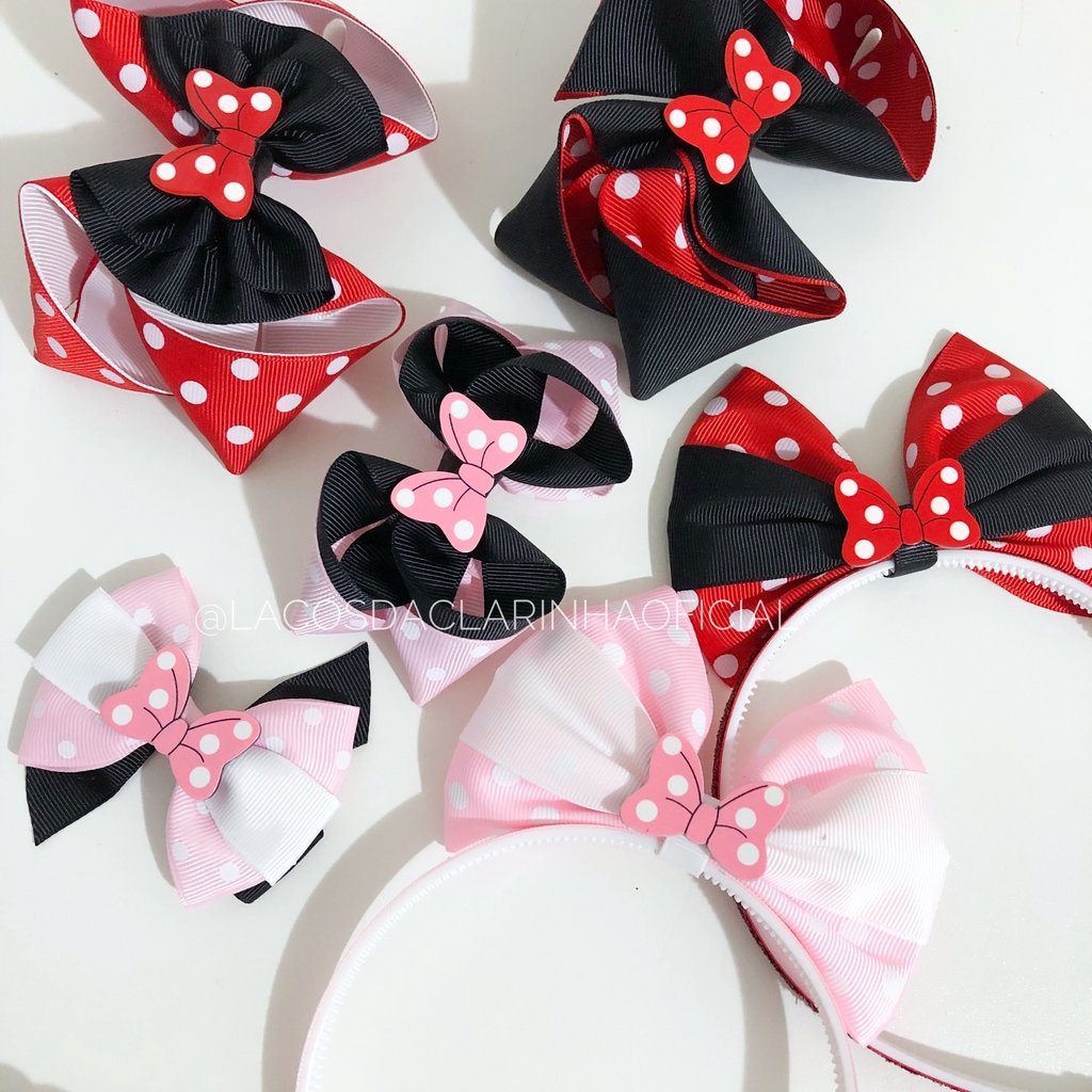Laço Minnie - Comprar em Laços da Clarinha