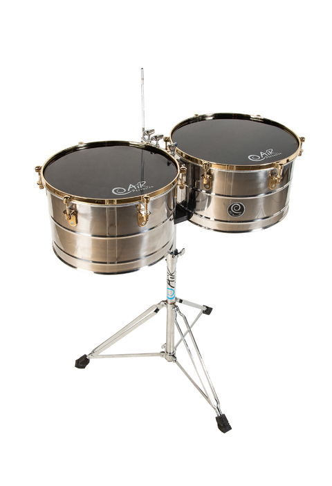 TIMBAL TIMBALON 15-16" INOX/ AROS DORADOS