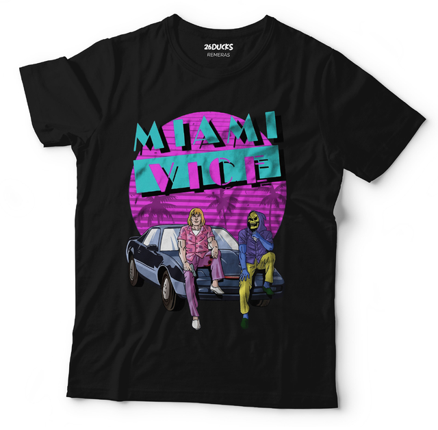 MIAMI VICE BLACK - Comprar en 26DUCKS REMERAS