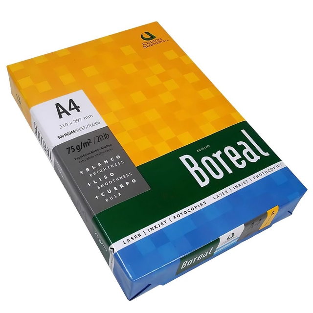 Resma Papel Boreal A4 75 Grs - Comprar en Arte Digital