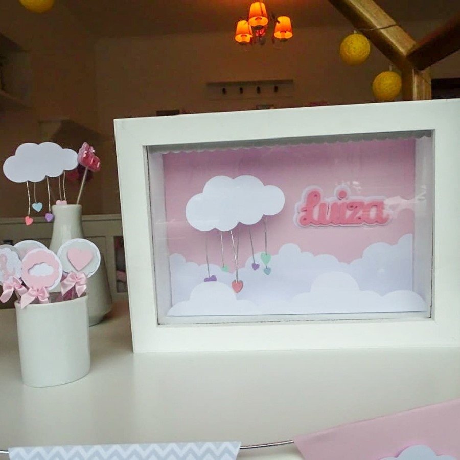 Quadro Mobile tema Chuva de Amor