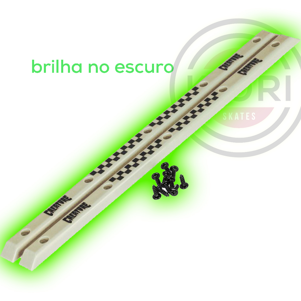 Grabber Rails Creature skateboards - Glow in the dark ( Brilha no escuro)