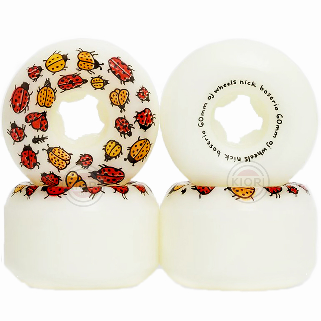 Roda OJ Wheels - Boserio Ladybugs Original White - 60mm