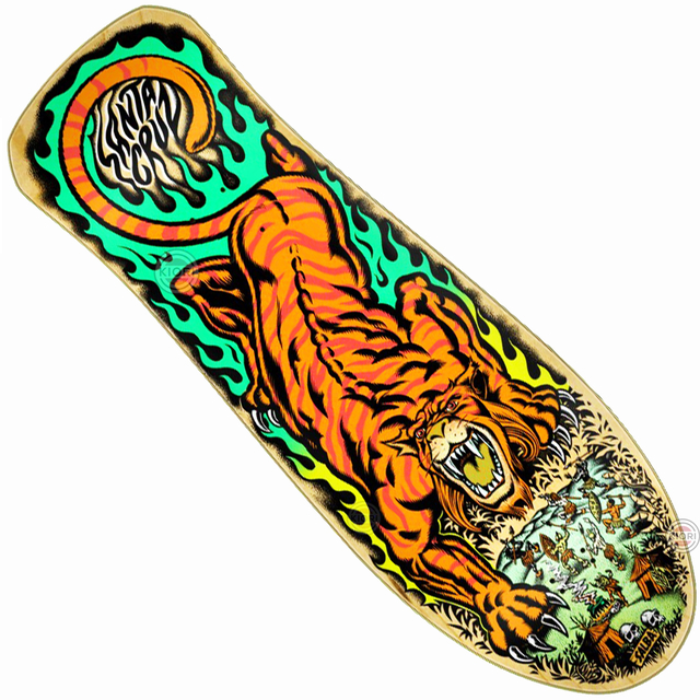 Shape Santa Cruz - Salba Tiger Santa Cruz Reissue Skateboard Deck 10,3"