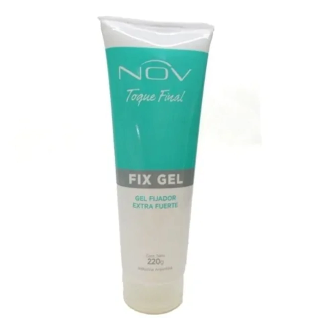 Gel Fijador Extra Fuerte Nov Fix Gel Peluqueria X 220g
