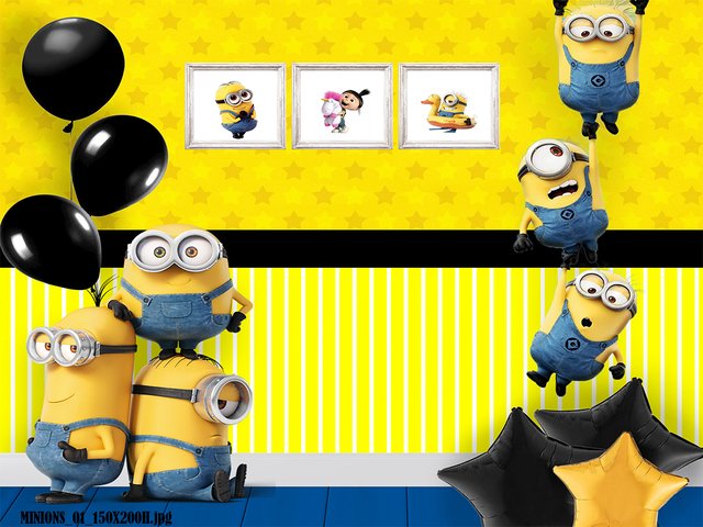 Comprar Minions em Cirandinha Fundos Fotográficos