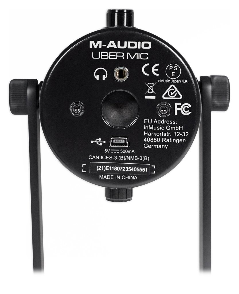 Micrófono Condenser Multipatrón USB M-AUDIO Uber Mic