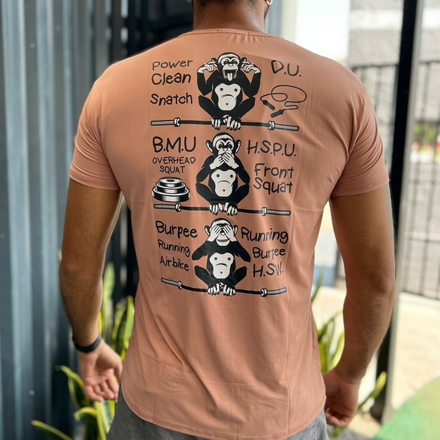 Camiseta Masculina Three Monkey Bs Nude - Crossthings
