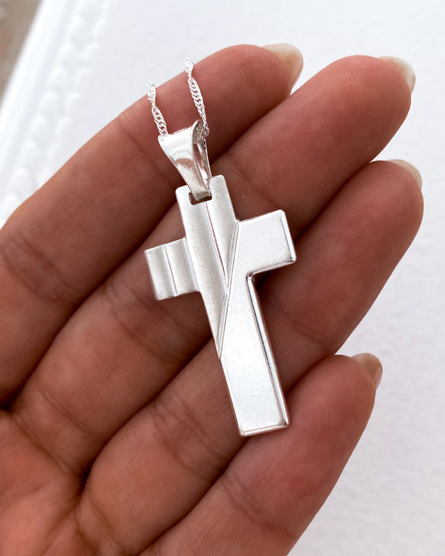 DIJE CRUZ 4CM - Comprar en cielo chicc