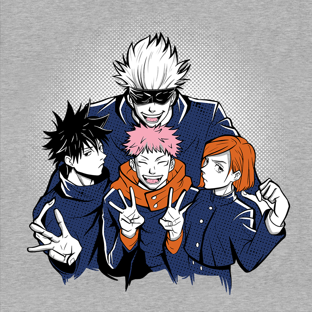 CAMISETA CINZA - TIME GOJO