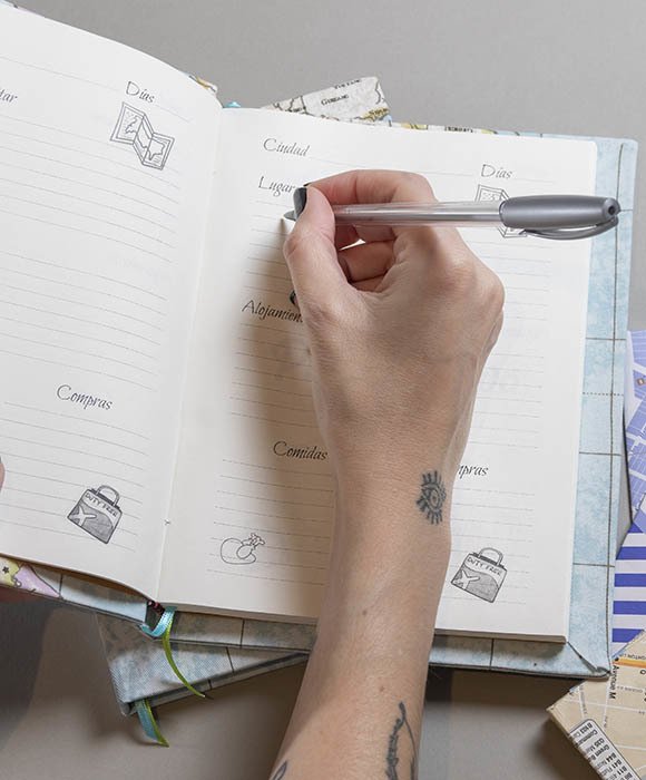 Bitácora de viaje Planisferio - Comprar en La Crockery