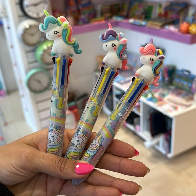 Birome multicolor unicornio 8 colores