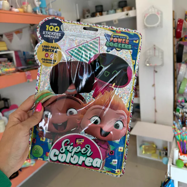 Pack juego para colorear POWER ROCKERS