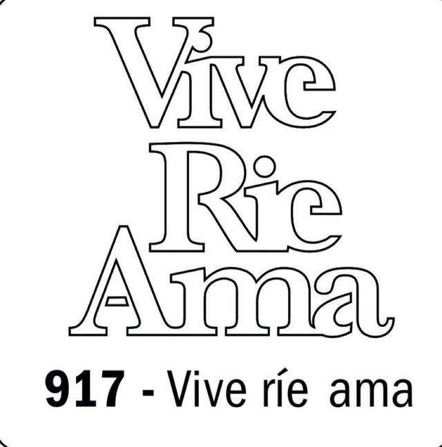 917 Vive rie ama 15x15 - Comprar en Artistica Catalina